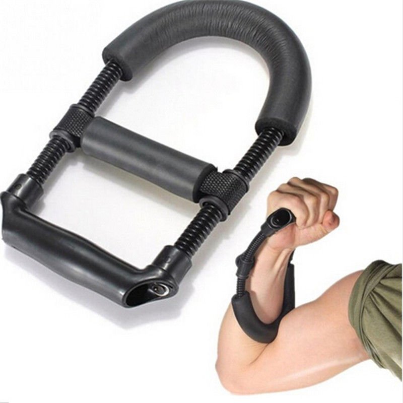 Hand Wrist Forearm Grip Strength Exerciser Power Training Arm Gripper Gym