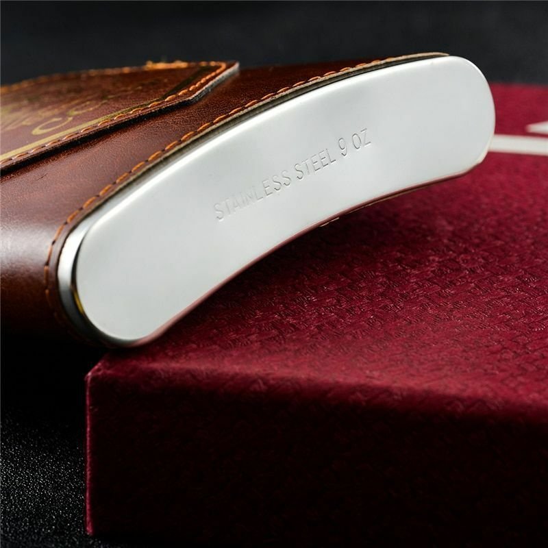 Pocket Hip Flask Bottle CCCP Soviet Union Stainless Steel Russia ...