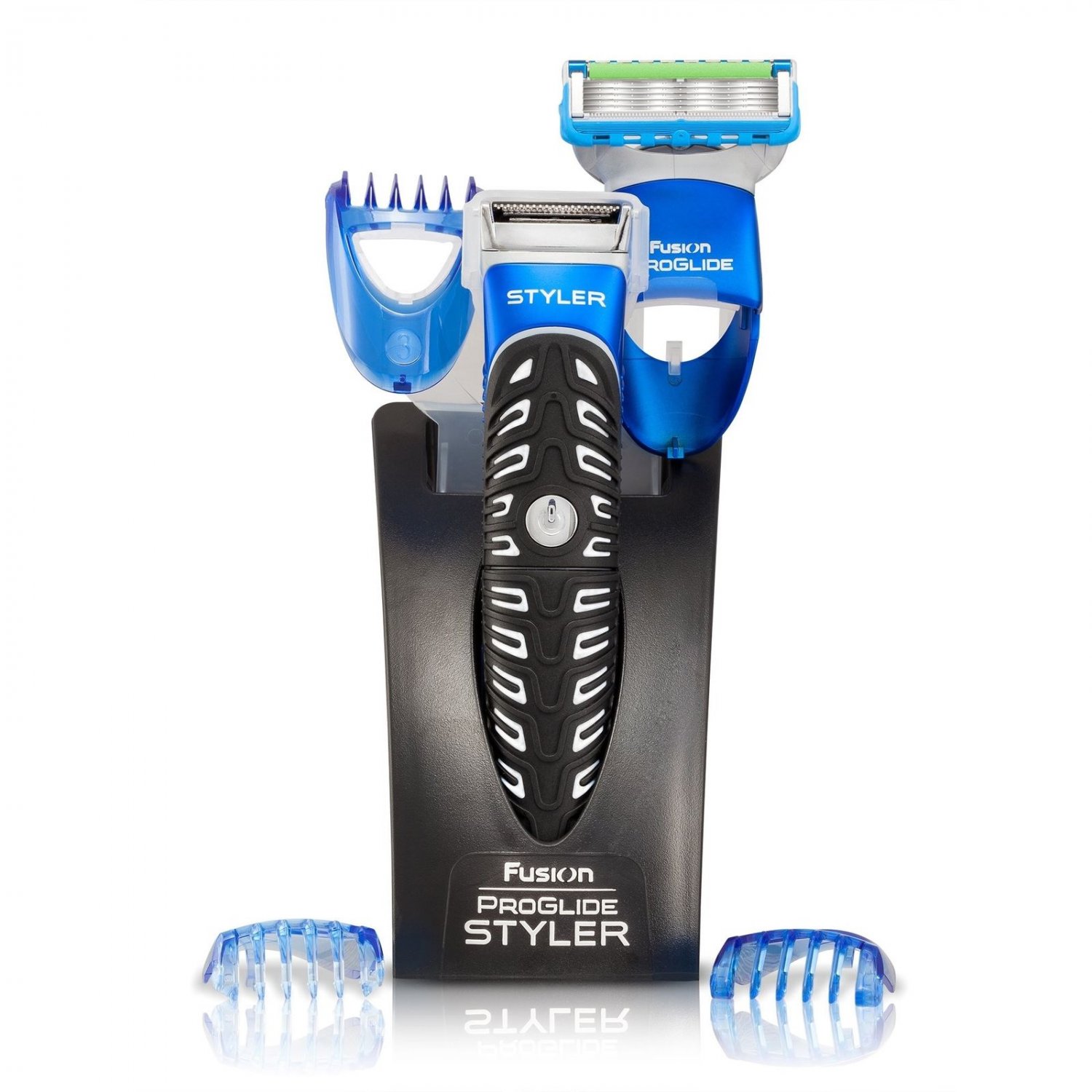 Gillette Fusion Proglide Styler 3-In-1 Men's Body Groomer With Beard ...