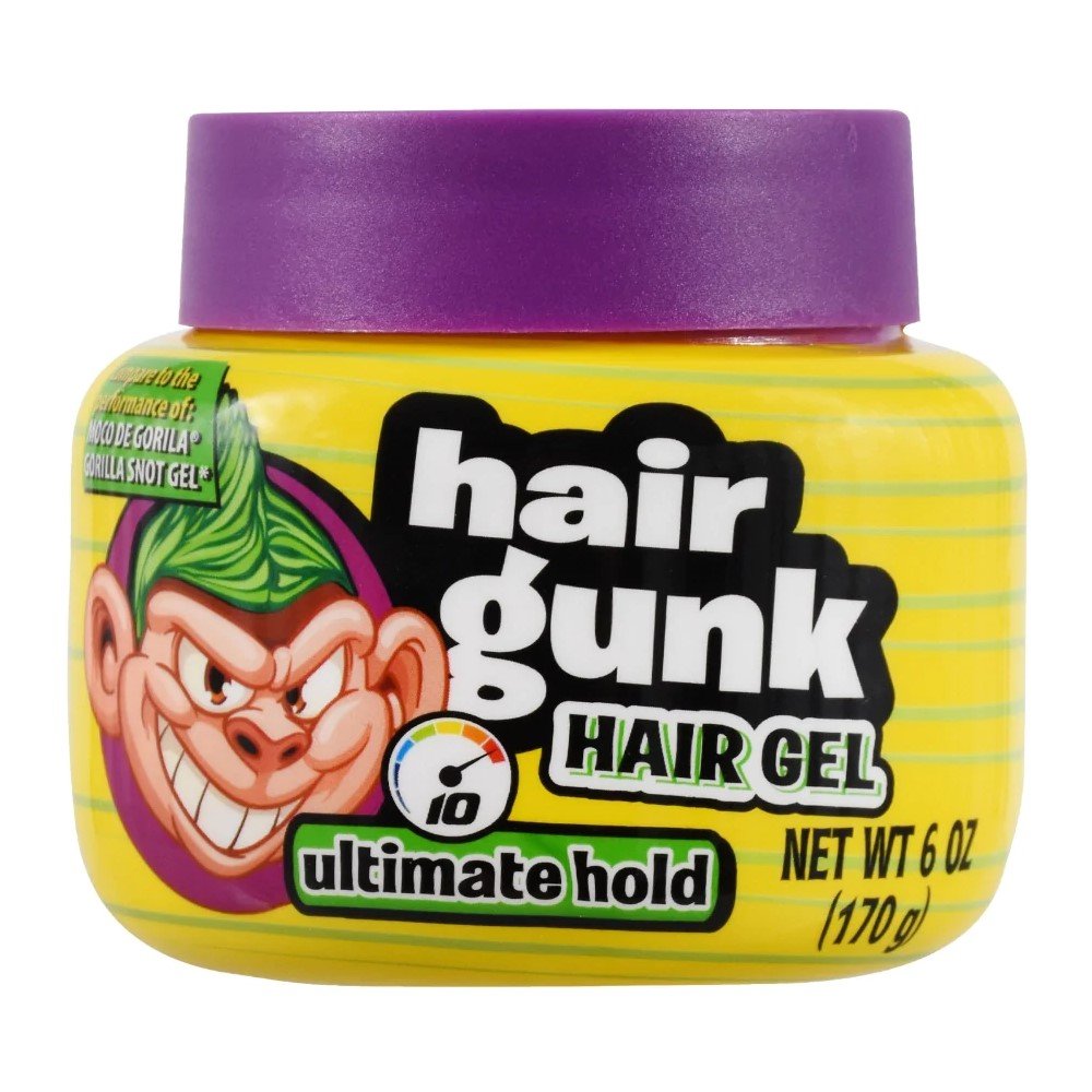 Monkey Gunk Ultimate Hold Hair Gel, 6 oz (170g) Hair Gunk
