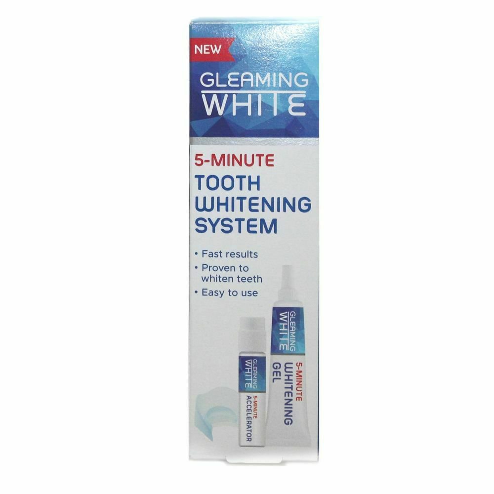 Gleaming White 5 Minute Tooth Whitening Gel System, Clinically Proven ...