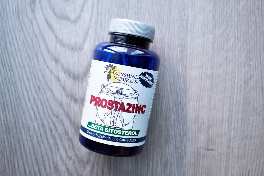 Sunshine Naturals Prostazinc (Zinc) plus Beta Sitosterol Capsules 60 ct ...