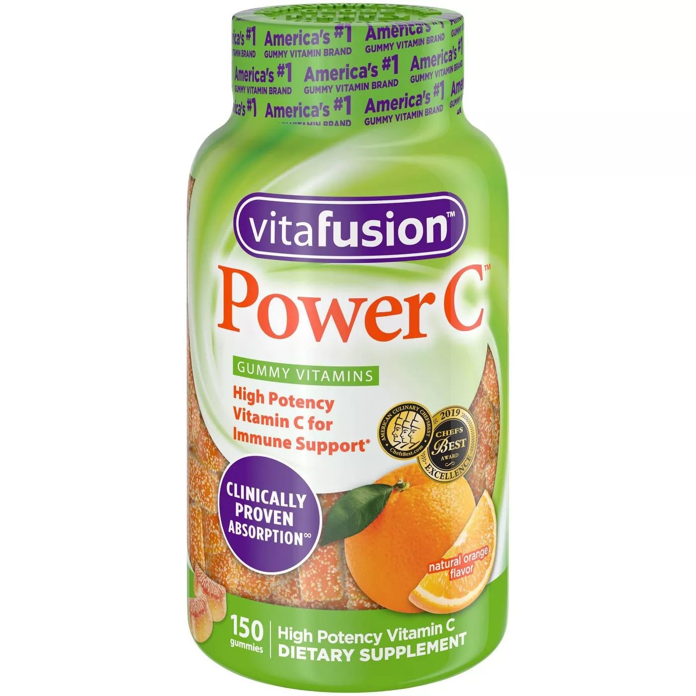 Vitafusion Power C Gummy VItamins, 150 Gummies - Vitamin C + Rose Hips