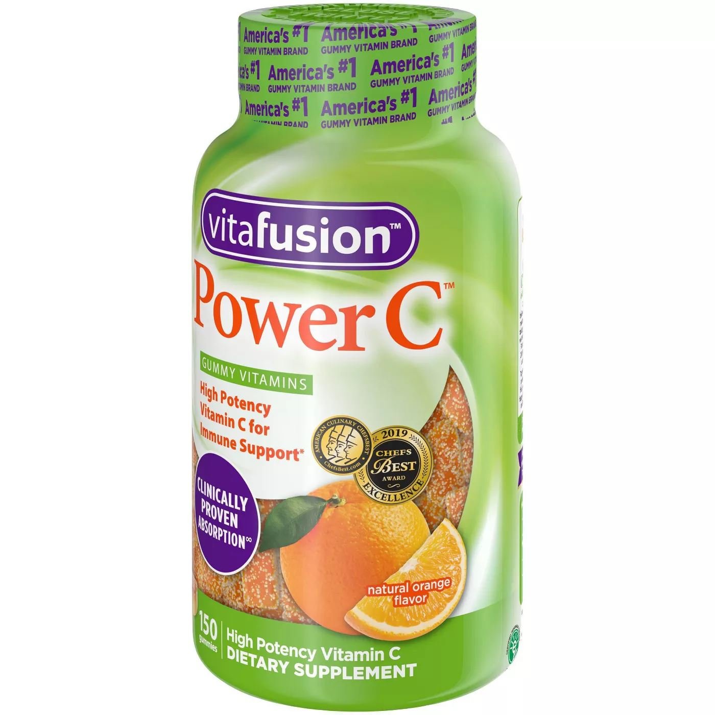 Vitafusion Power C Gummy VItamins, 150 Gummies - Vitamin C + Rose Hips