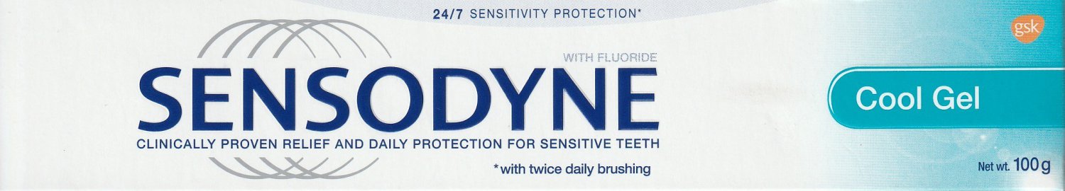 Sensodyne Cool Gel Toothpaste, 3.52 oz (100 g) - Sensitivity Protection