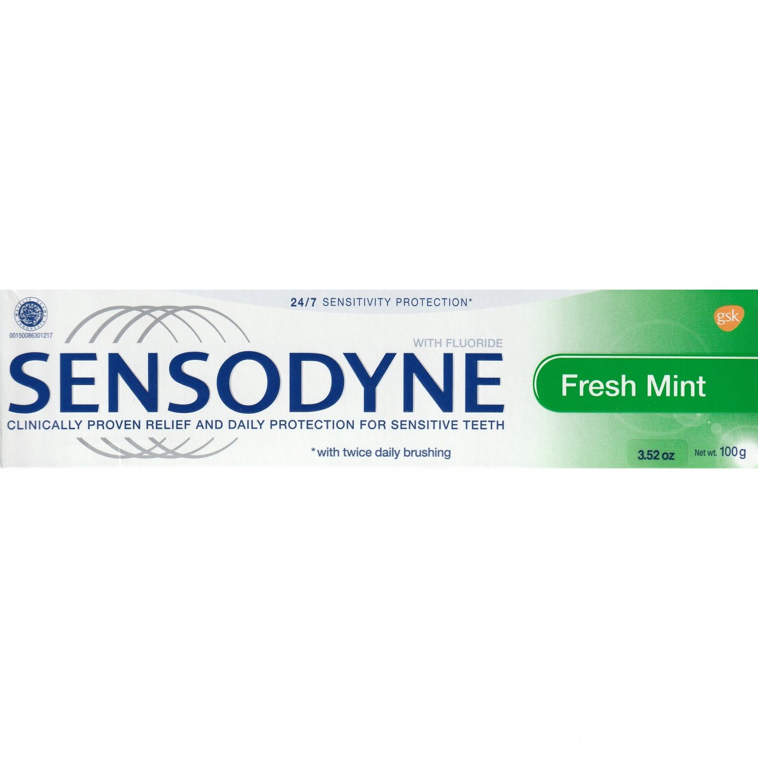 Sensodyne Fresh Mint Toothpaste, 3.52 oz (100 g) - Sensitivity Protection