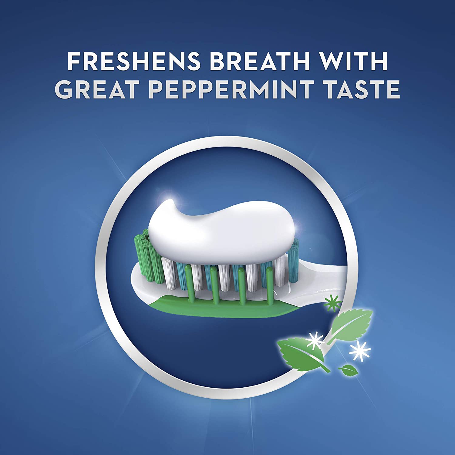 Crest Fresh and White Toothpaste, Peppermint Gleem Paste, 2.4 oz (68 g)