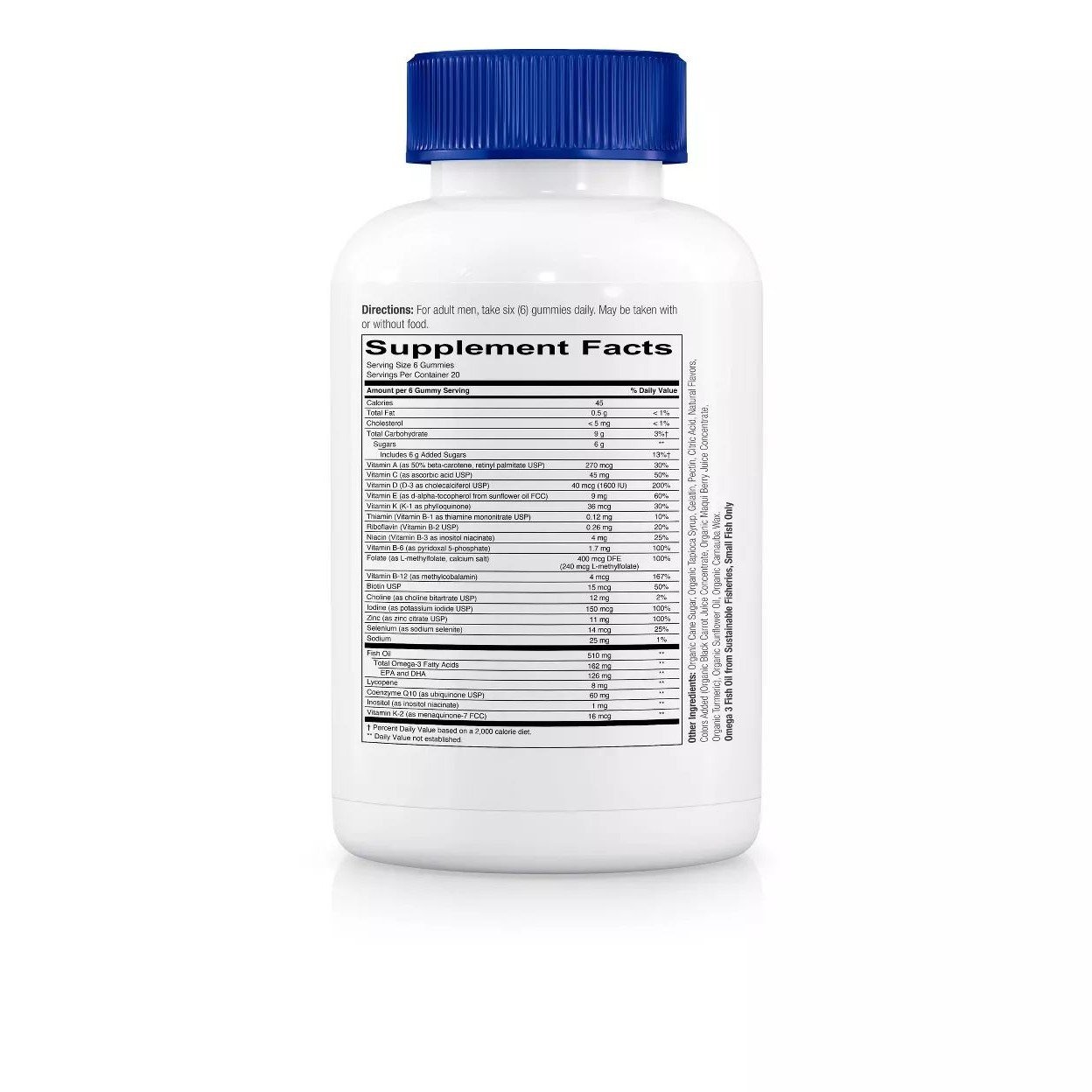 Smarty Pants Men's Formula Gummy Multivitamins, 120 Gummies