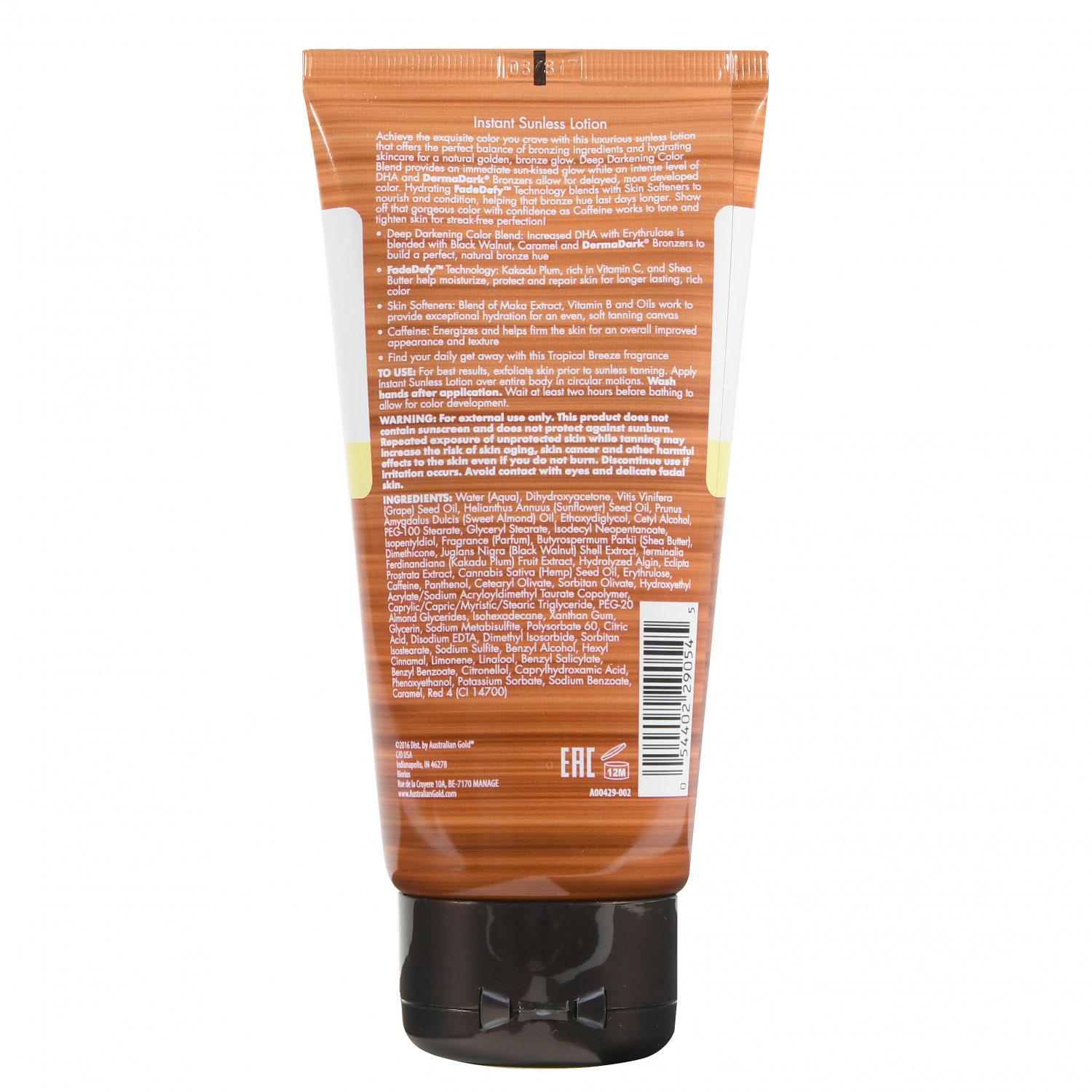 Australian Gold Instant Sunless Lotion, Rich Bronzer, 6 fl oz (177 ml)