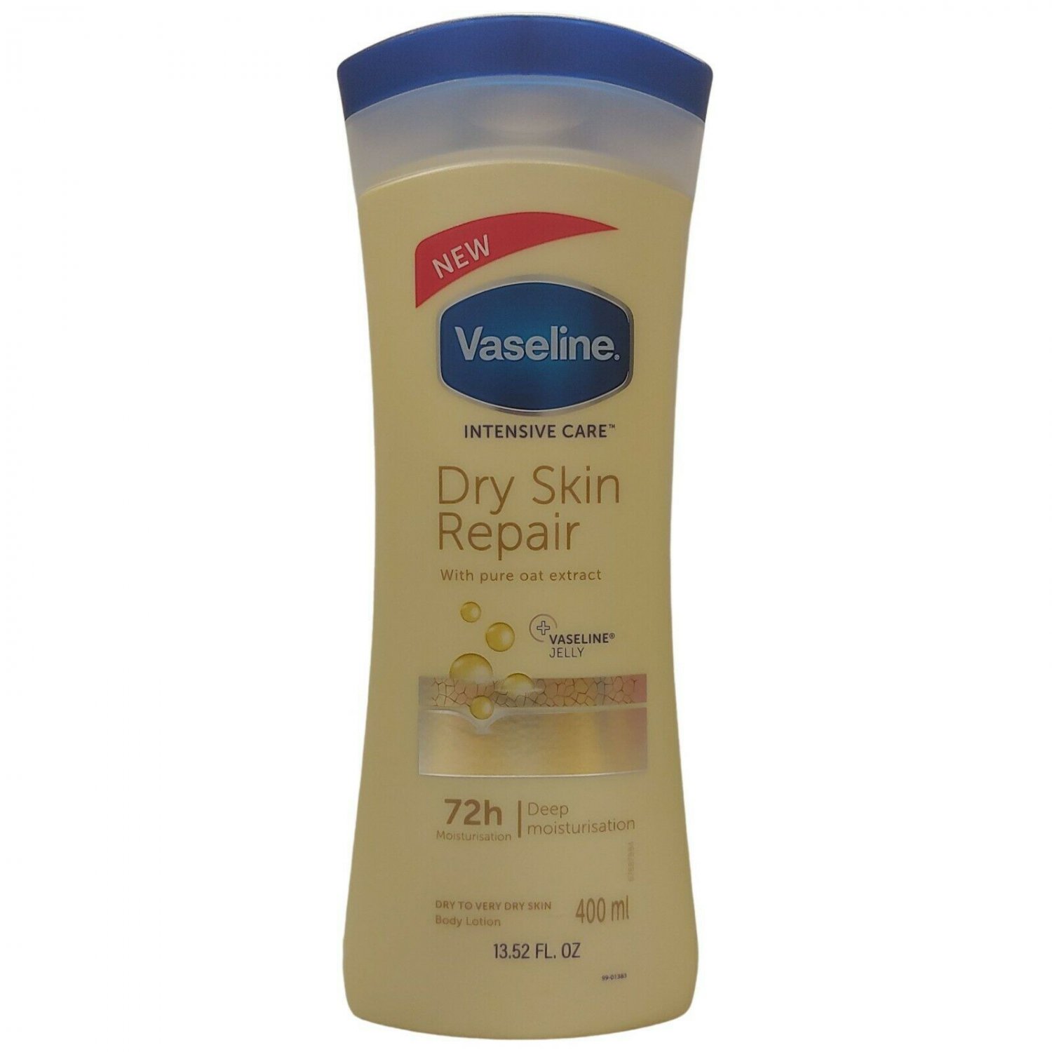 Vaseline Intensive Care Dry Skin Repair Body Lotion, 72h Moisturisation, 400 ml