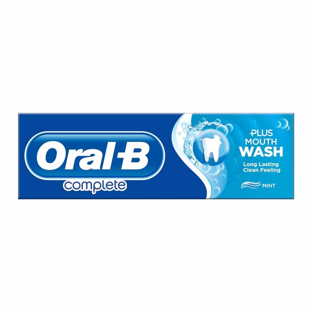 Oral-B Complete Toothpaste PLUS Mouth Wash, Mint, 75 ml, European Import