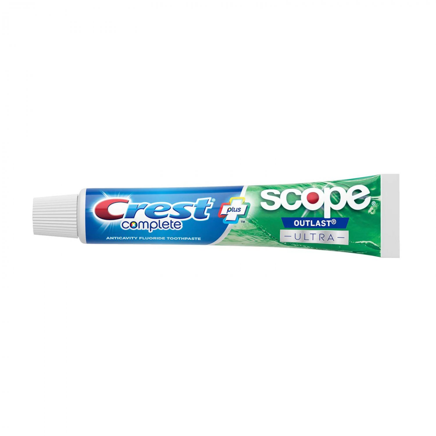Crest Complete Toothpaste PLUS Scope Outlast ULTRA, 6.3 oz (178 g), EXP ...
