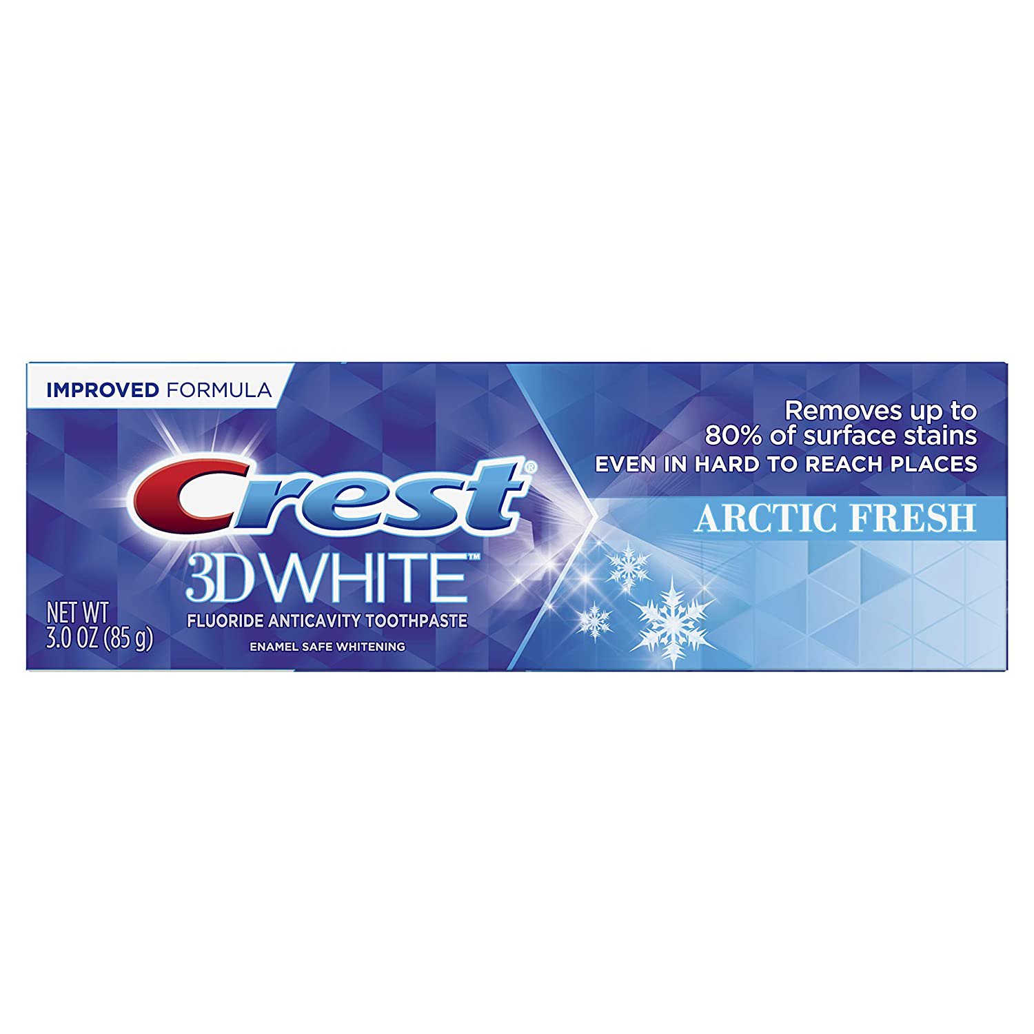 Crest 3D White Arctic Fresh Whitening Toothpaste, 3 oz (85 g ...