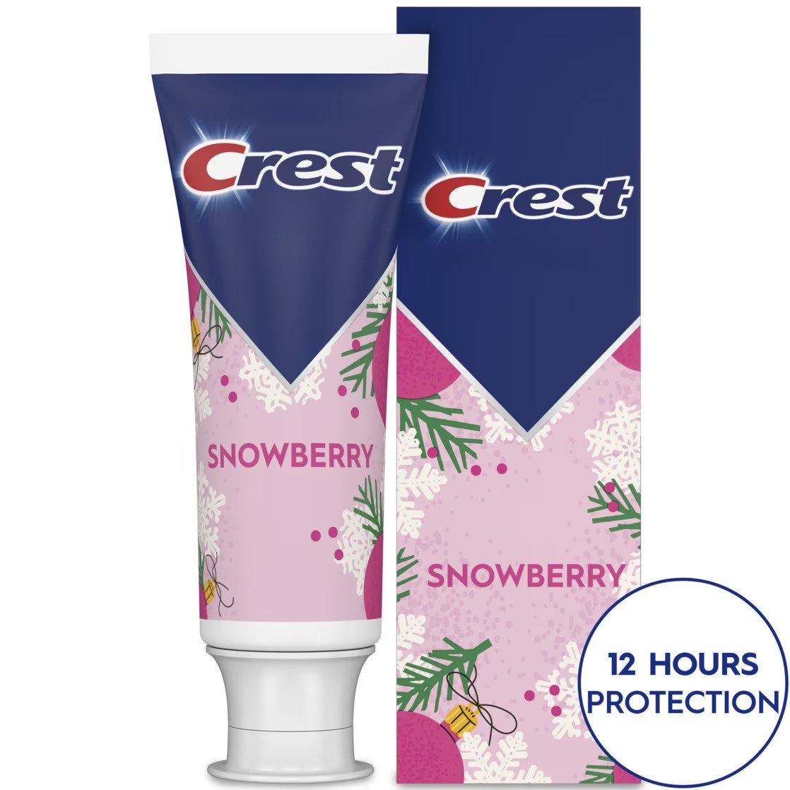 Crest Snowberry Toothpaste, 4.1 oz (116 g) 3-PACK, Fluoride Toothpaste ...