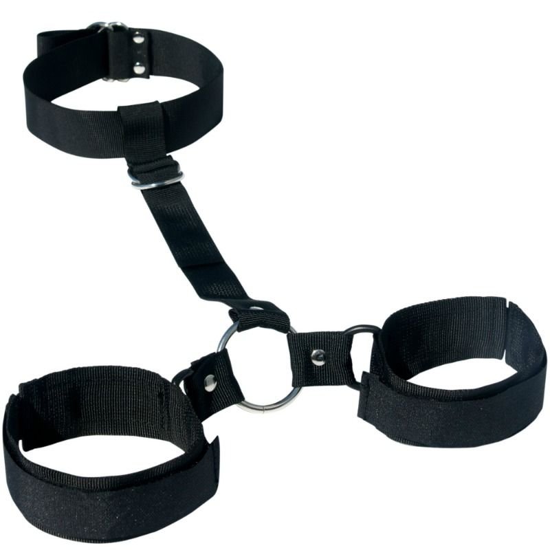 Sex and Mischief Shadow Neck and Wrist Restraint