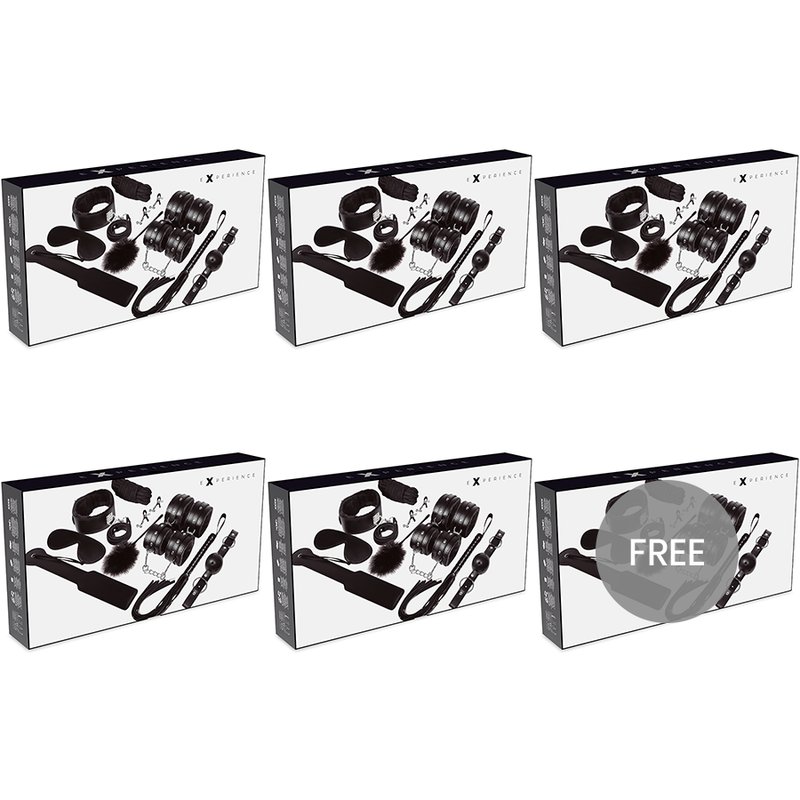 Experience Bdsm Fetish Kit Black Series 5+1 Free