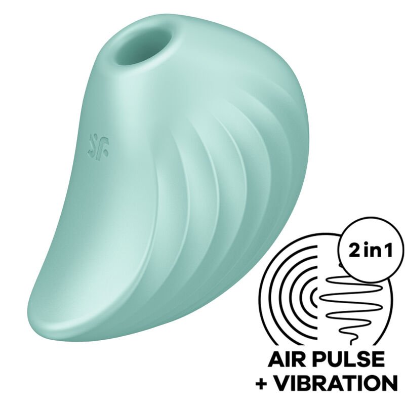 Satisfyer Pearl Diver Stimulator and Vibrator, Green