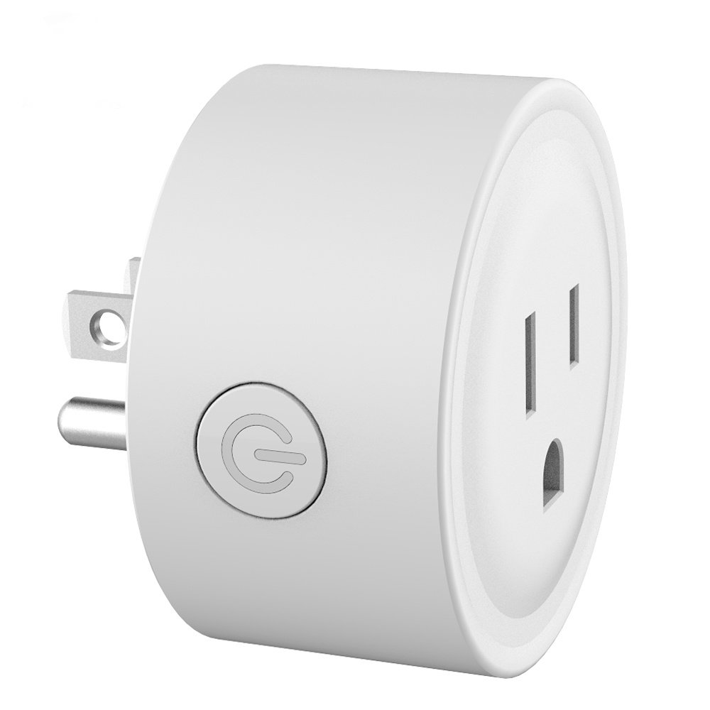 Mini WiFi Smart Plug Outlet Socket Compatible With Amazon Alexa Echo ...