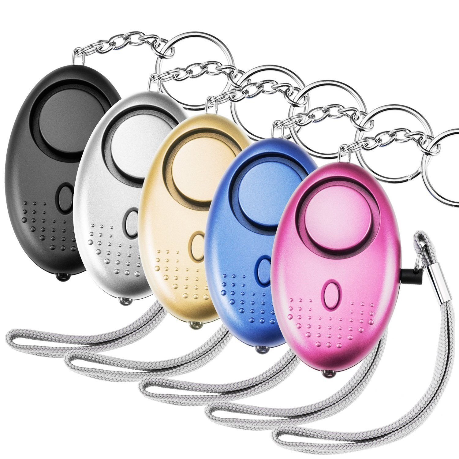 Self Defense Keychain Personal Alarm Emergency Siren Song Survival LED ...