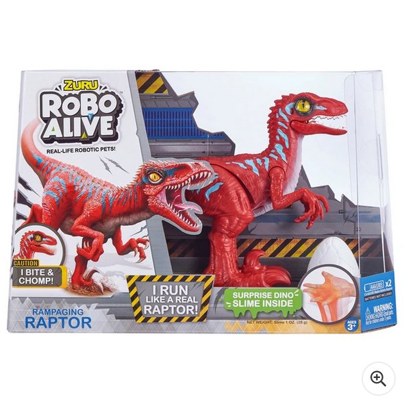Robo Alive Rampaging Raptor Dinosaur By ZURU