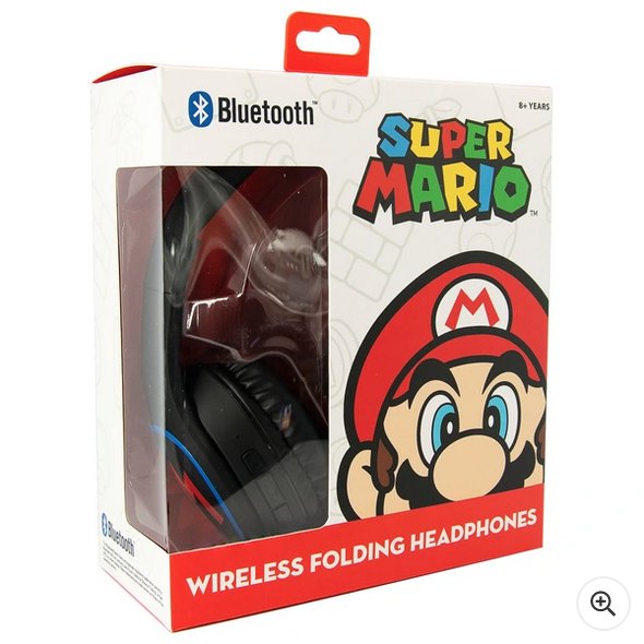 Super Mario Icon Wireless Bluetooth Headphones