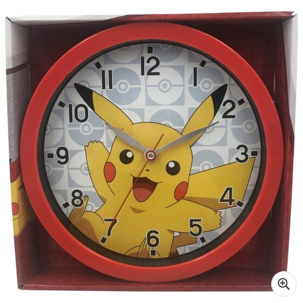 Pokémon wall clock