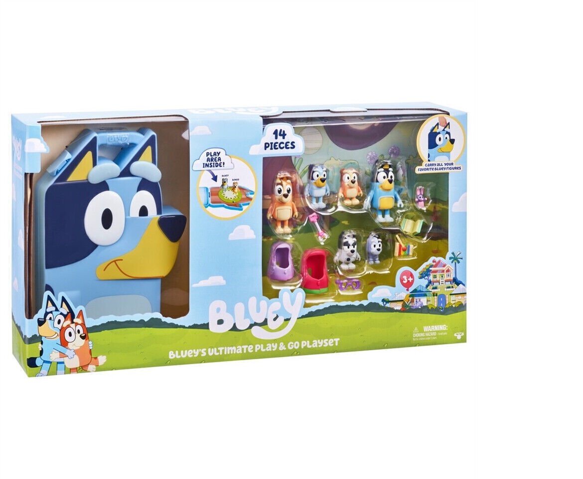 Bluey's Ultimate Game And Go Collector Case Games Set