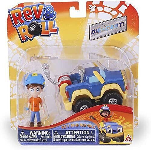 Rev & Rollo - Vehicle & Figure Set - Rev And Rumble