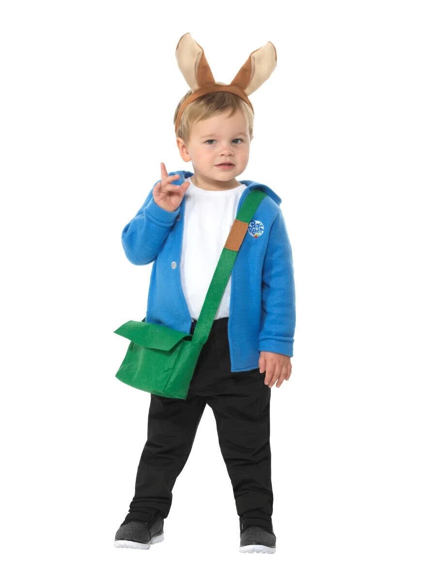 Peter Rabbit Kit in Blue, Children Costume Boy Size S Size 1 For 2 Years