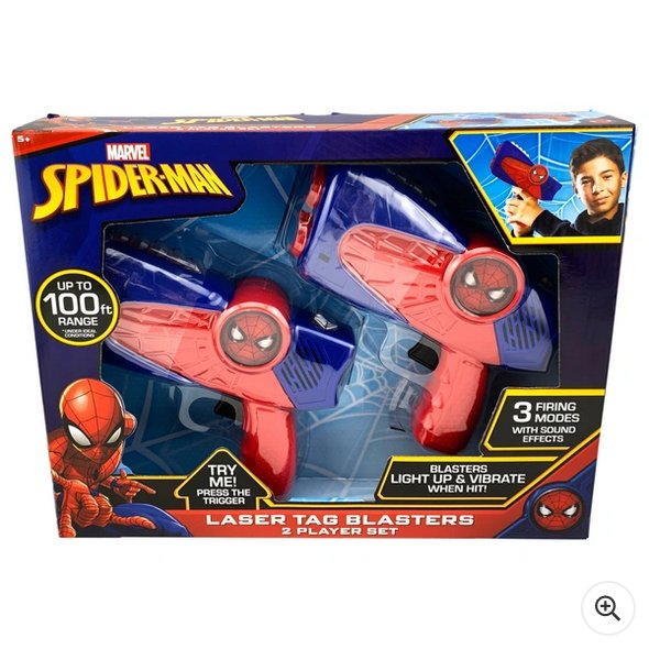 Spiderman laser tag blaster