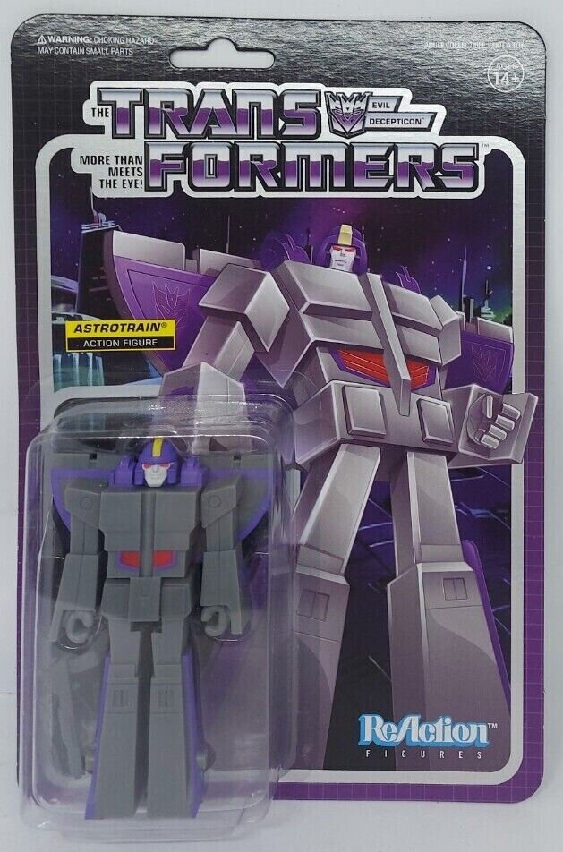 Transformers Evil Decepticon - Astrotrain - ReAction Action Figure