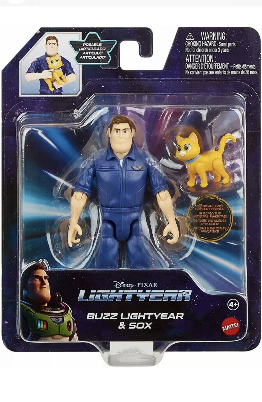 Disney Pixar Lightyear And Sox 5 Action Figure Pack