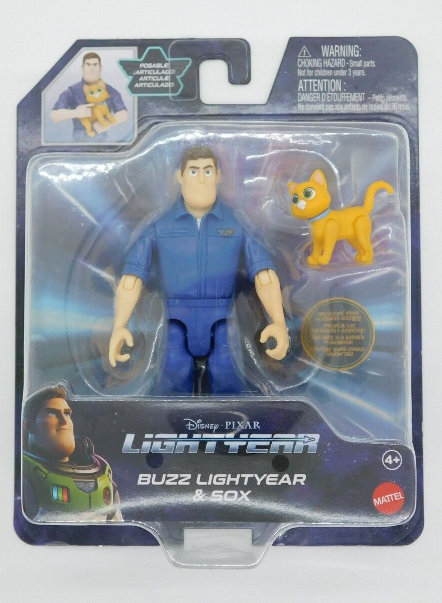 Disney Pixar Lightyear & Sox 5" Action Figure Pack