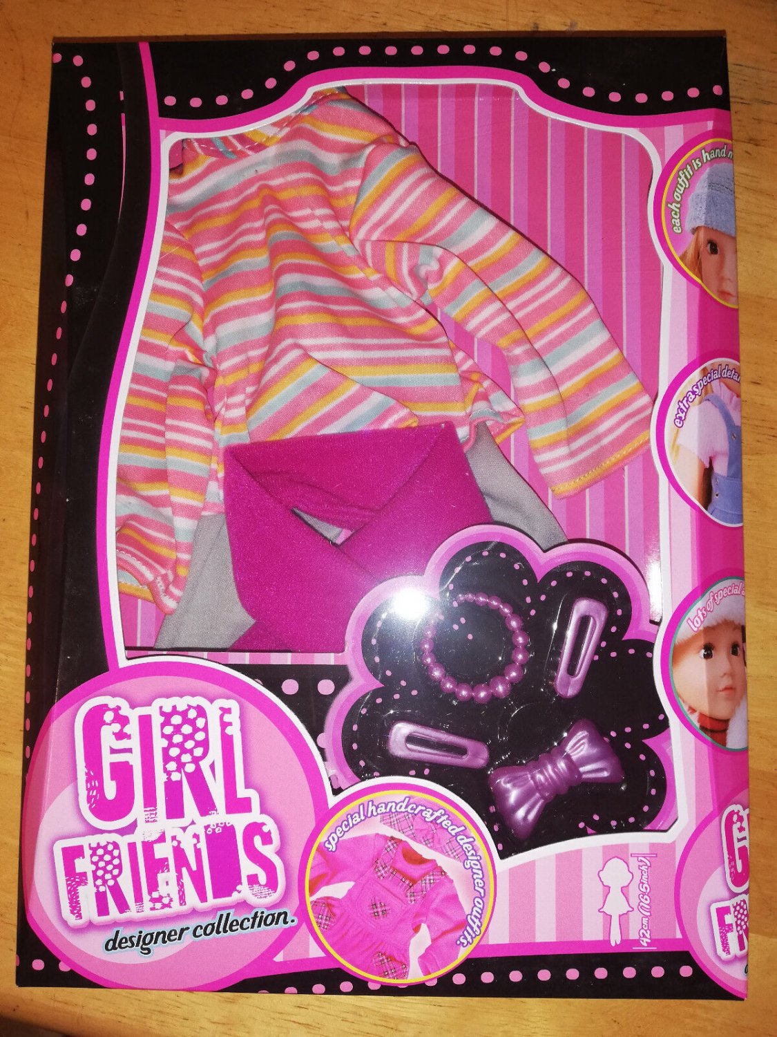 GIRLFRIENDS Designer Collection Dolls Outfits Compatible With 42CM/41.9cm