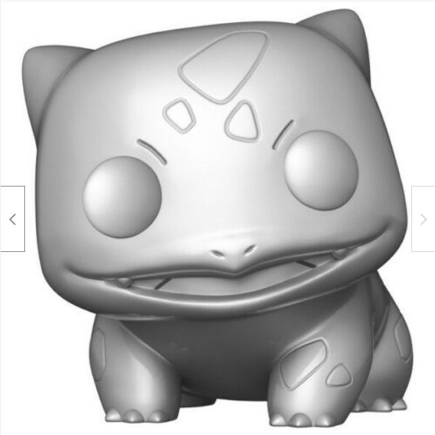Pop! Vinyl: Pokémon Bulbasaur 25cm Exclusive Metallic Silver
