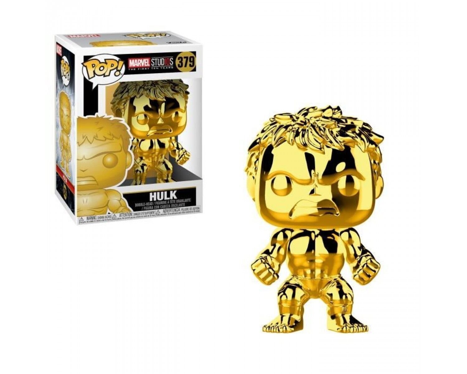 Funko Pop Hulk In Chrome No 379 Avengers Hulk Figure
