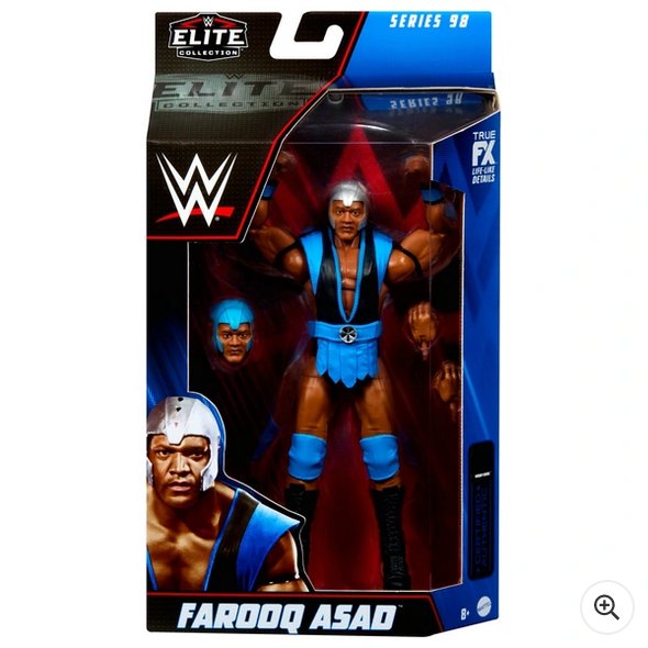 WWE Elite Series 98 Farooq Asad Action Figure