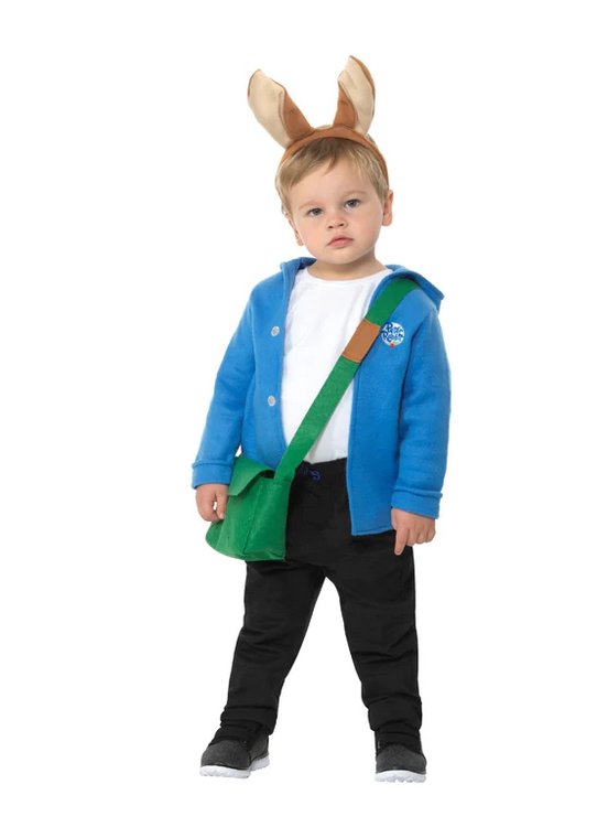 Peter Rabbit Kit in Blue, Children Costume Boy Size S Size 1 For 2 Years