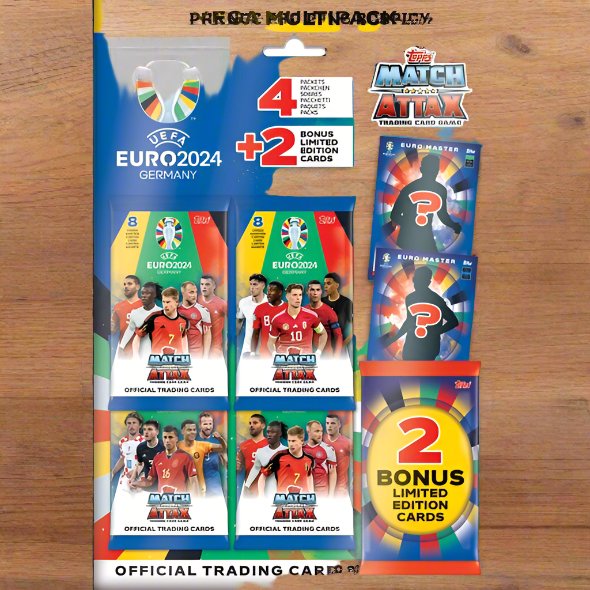 Topps Match Attax Euro 2024 Trading Card Multipack