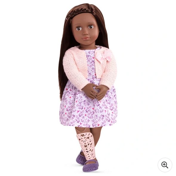 Our Generation Suzee with a Removable Prosthetic Leg