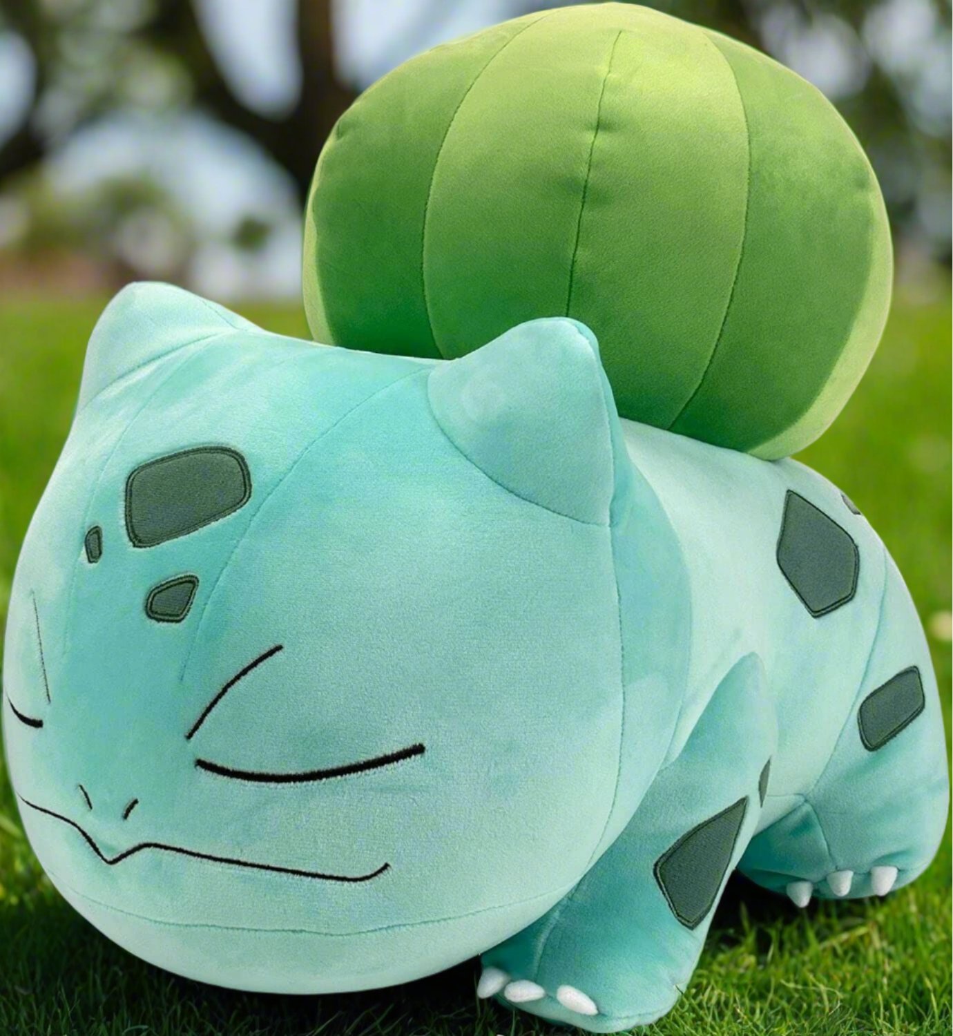 Pokemon Huge Sleeping Bulbasaur Official 18 Inch Plush