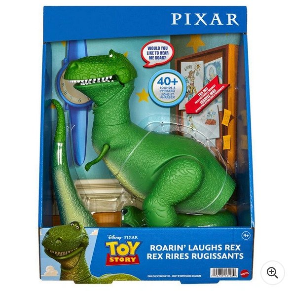 Disney Pixar Toy Story Roarin' Laughs Rex Character