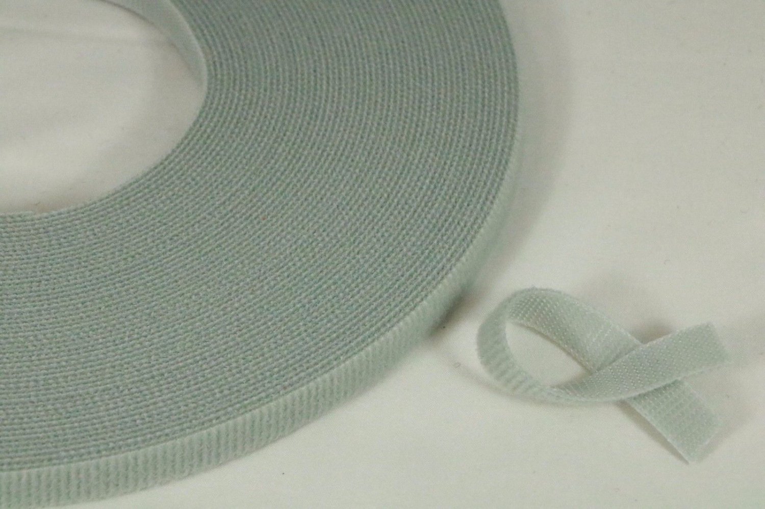 Light Grey VELCRO® Brand ONE-WRAP® Tape 3/8" Wide - 25 Yards