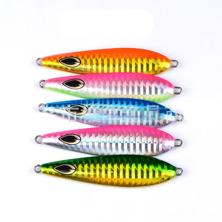 5pcs Micro Metal Jigs Knife Tuna Snapper King Fish Lures Slow Jigging Lures 35g