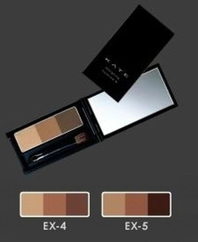 Kanebo Kate Designing Eyebrow Powder Palette with Brush Applicator EX-4