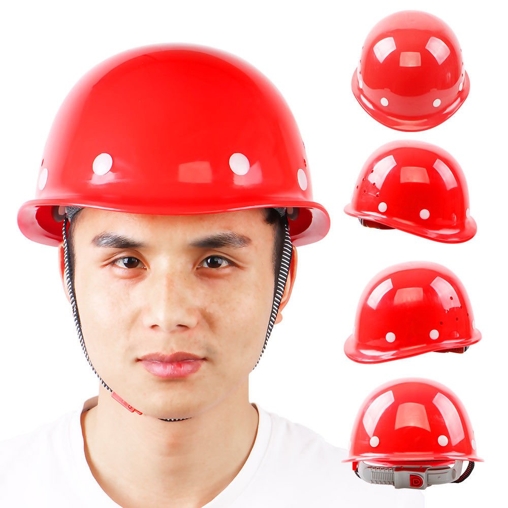Safety Hard Hat Suspension Helmet Construction Cap Adjust Suit for All ...