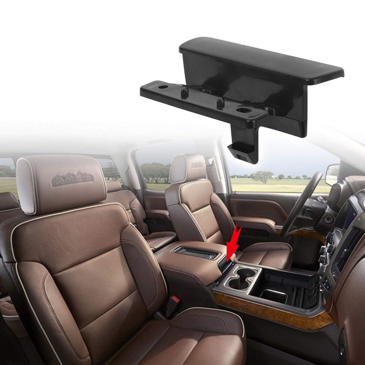 1x Center Console Armrest Latch Lid for Chevy GMC Silverado Sierra ...