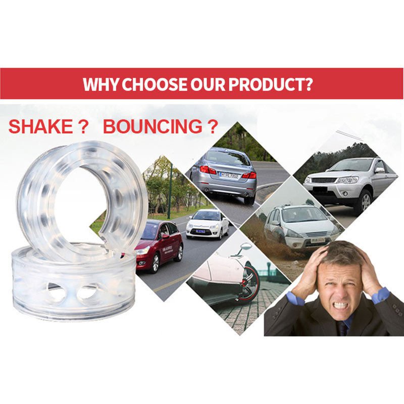 2Pcs Car Shock Absorber Type-A Spring Bumper Power Cushion Buffer Auto ...