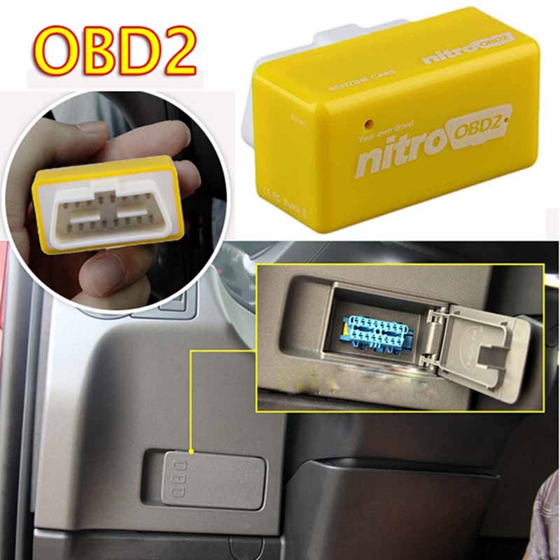 Nitro OBD2 Chip Tuning Box Petrol Car Power Engine ECU Remap ...