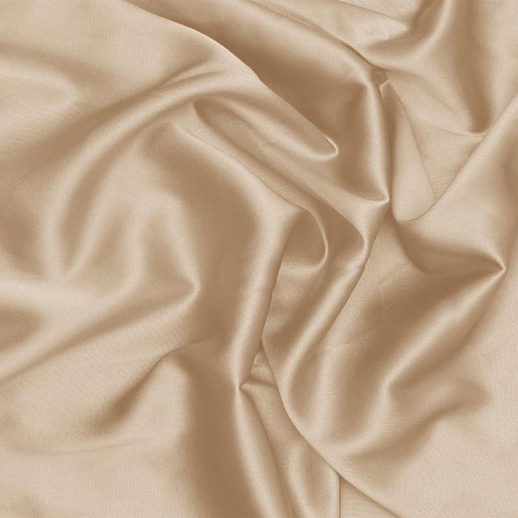 Silk Charmeuse Buff Beige 44/45" 100% Grade A Fabric 19MM PER YARD